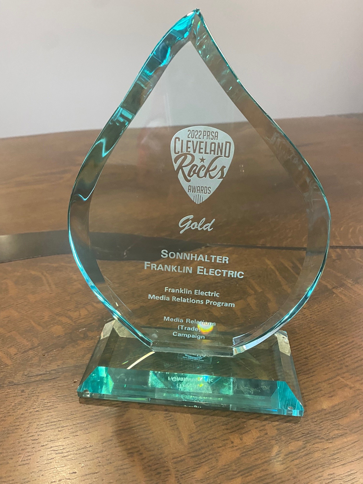 Sonnhalter Wins PRSA Rocks Award - Sonnhalter